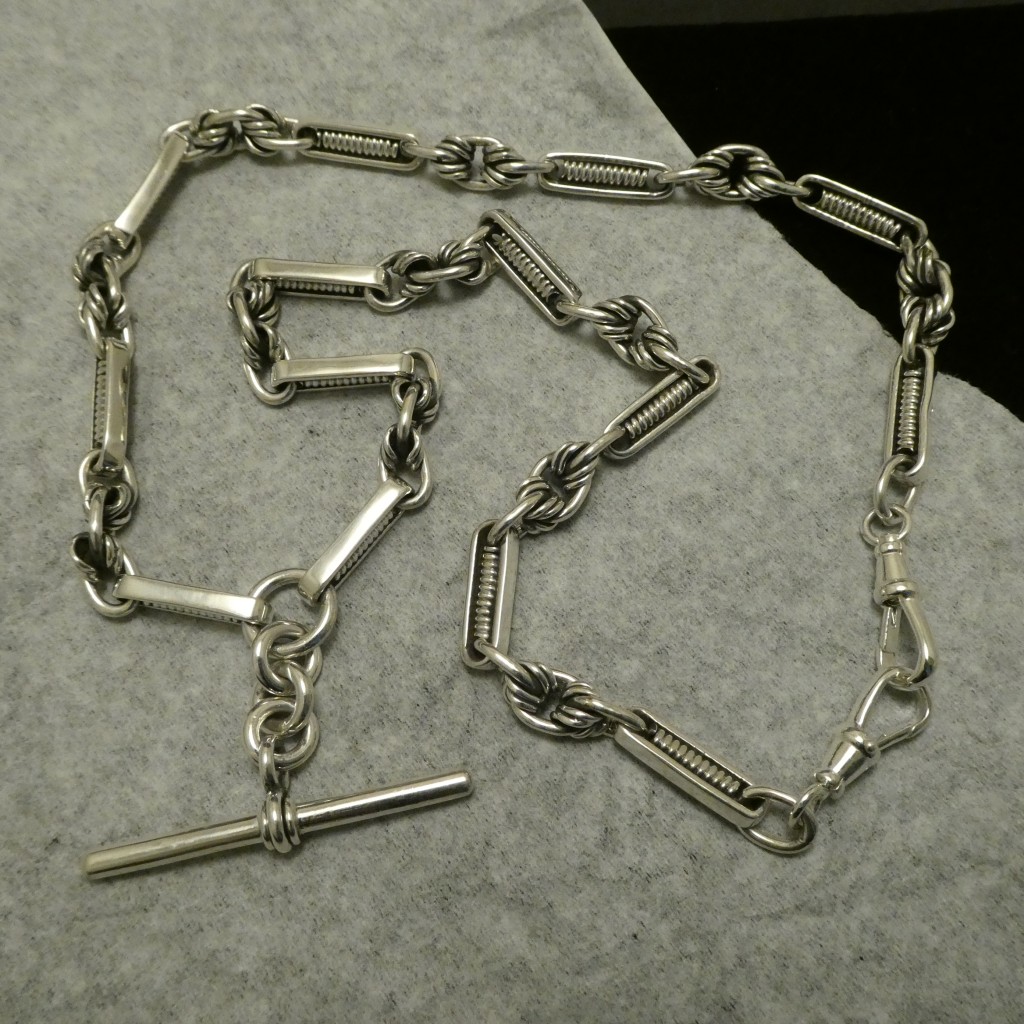 Silver Jewellery - Albert Chain Handmade in Sydney