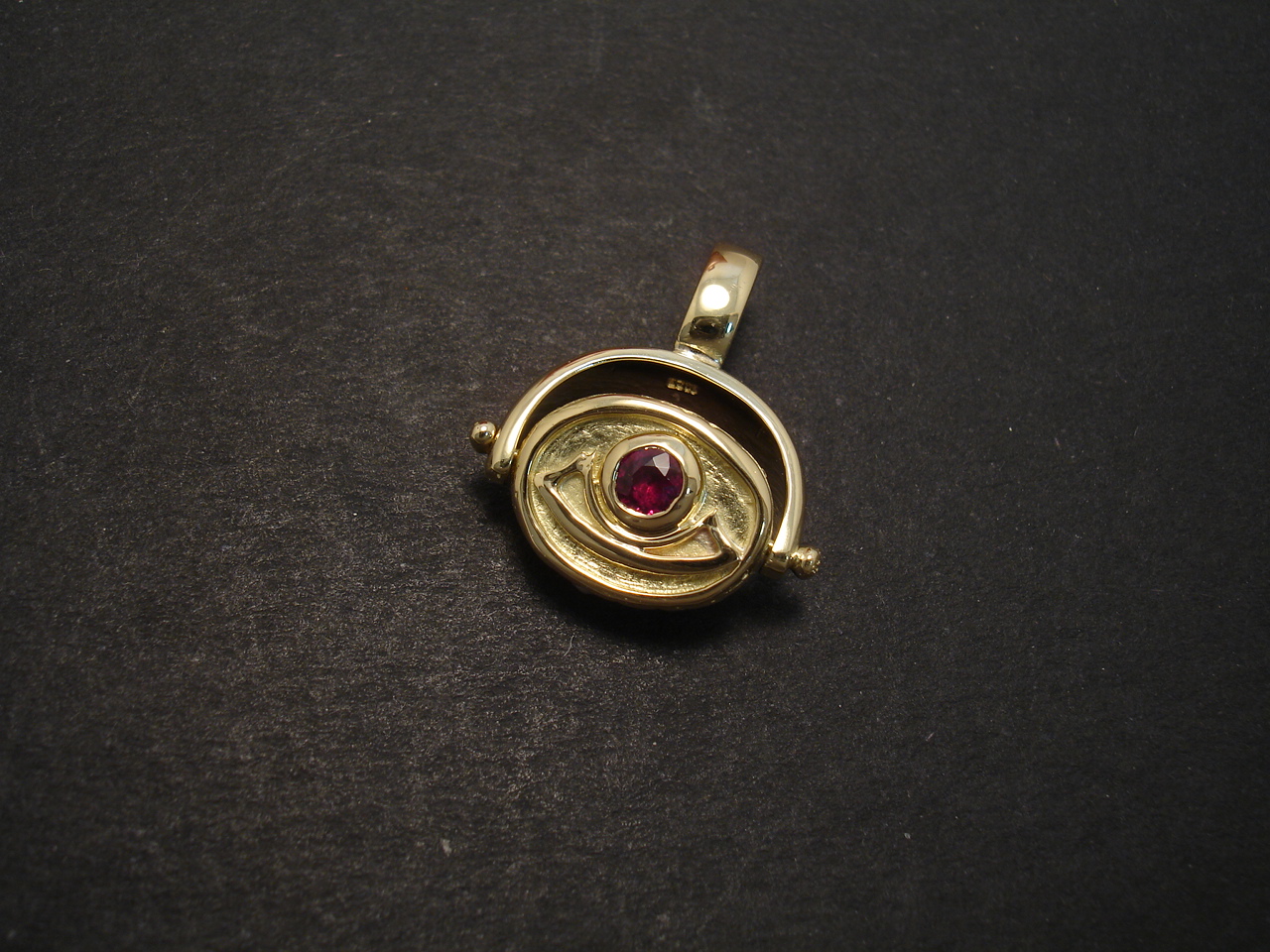 SOLD. Ruby Moon Disc of Ancient Egypt - Christopher William Sydney ...