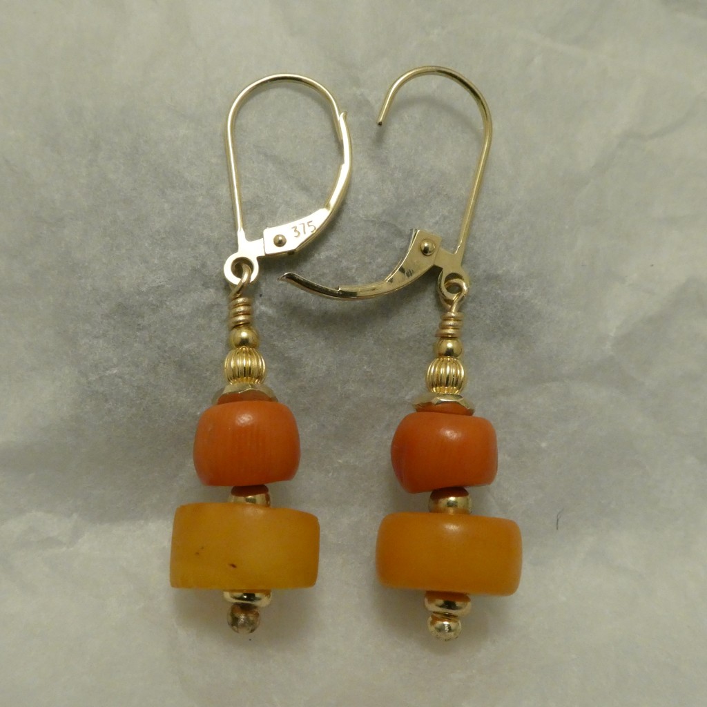 Old Burmese Amber, Old Tribal Glass Bead Necklace - Christopher William ...